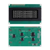 China European BTN Black Film 2004A 3.3V LCD Display Module ST7066U LCM Display Module Dot Matrix Screen for sale