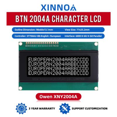 China European BTN Black Film 2004A LCM Display Module Dot Matrix Screen High Quality LCD Screen for sale