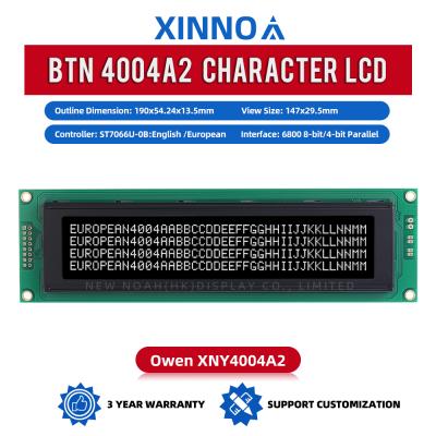 China European 4004A2 COB LCD Module 190x54mm Black Film Display with ST7066U Controller for sale