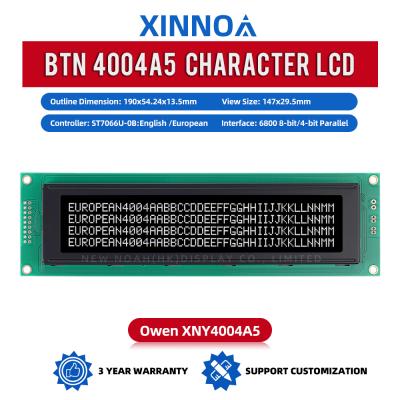 China European BTN Black Film 4004A5 LCD Display Module LED Backlit Character Screen ST7066U for sale