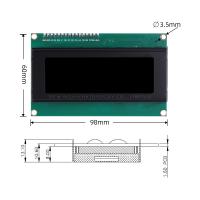 China European BTN Black Film2004A IIC Adapter Board Character 12C Interface 5V for sale