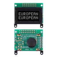 China European DFSTN Black Film 0802C LCD Display 02x08 Characters ST7066U Controller 40x29.2mm for sale