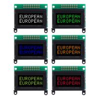 China European DFSTN Black Film 0802C LCD Display 02x08 Characters ST7066U Controller 40x29.2mm for sale