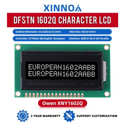 China European 1602Q COB LCD Display Module 65.4x36.6mm ST7066U Controller I2C Adapter for sale
