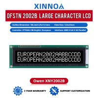 China European 2002B DFSTN Black Film LCD Display Module 186.4x43.25mm ST7066U Controller for sale