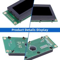 China European DFSTN Black Film 2002K-1 Large Screen LCD Module 180x40x14.5mm Built-In LED Backlight for sale