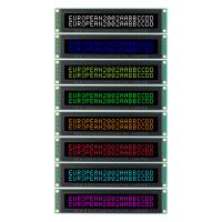 China European DFSTN Black Film 2002K-1 Large Screen LCD Module 180x40x14.5mm Built-In LED Backlight for sale