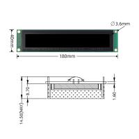 China European 2002K-2 20x02 Character LCD Module Display ST7066U Controller 180x40x14.5mm for sale