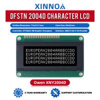 China European DFSTN Black Film 2004D Character LCD Module Single Row Interface Module for sale