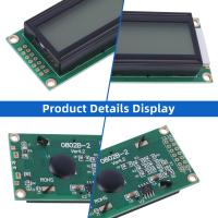 China European 0802B-2 3.3V 8x2 Character LCD Display Module COB ST7066 58x32mm for sale