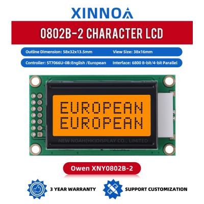 China European 0802B-2 Character LCD Display Module 58x32x13.5mm COB ST7066 for sale