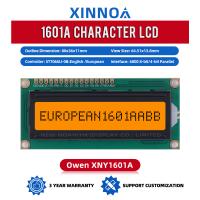 China European Gray Film 1601A 16x1 LCD Monochrome Display Module 80x36mm COB ST7066 for sale