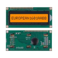 China European Gray Film 1601A 16x1 LCD Monochrome Display Module 80x36mm COB ST7066 for sale