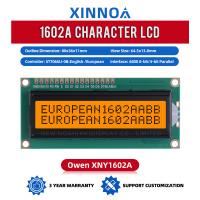 China European Gray Film 1602A Character LCD Module Multiple Font Character Screen for sale