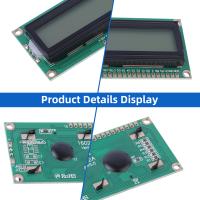 China European Gray Film 1602A Character LCD Module Multiple Font Character Screen for sale