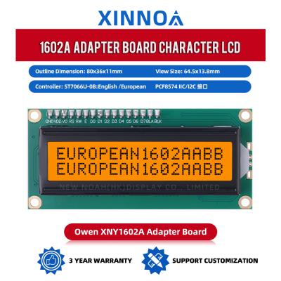 China European 1602A IIC Adapter Board 80x36x11mm Industrial Grade LCD Display Module for sale
