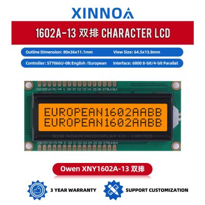China European 1602A-13 Character LCD Module 16x2 Display 80x36x11.1mm COB ST7066U for sale