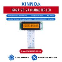 China European 1602A-20-2A 16x02 Character Dot Matrix LCD Display Module 53x20x8.1mm COB ST7066U for sale
