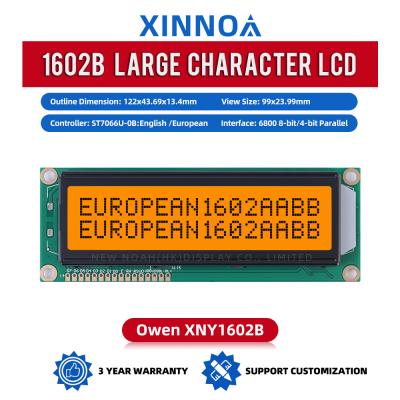China European 1602B LCD Display Module ST7066U 122x43.69mm 16x02 Character COB for sale