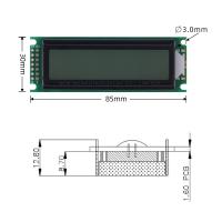 China European Gray Film 1602B1 Display Module Support Scheme Development Interface ST7066U COB Module for sale