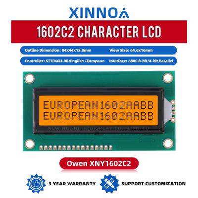 China European Gray Film 1602C2 Character LCD Module Display Screen ST7066U Support Scheme Development for sale