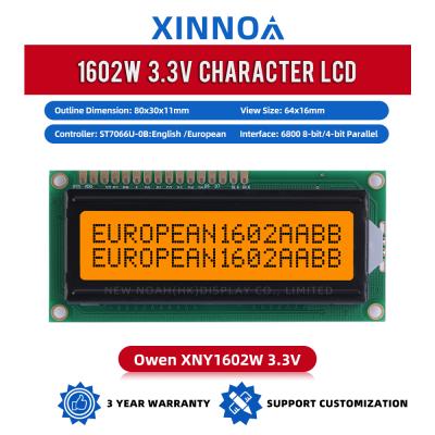 China European 1602W 3.3V LCD Character Display Module ST7066U 80x30mm COB for sale