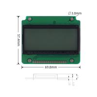 China European 1604B Character LCD Screen 16x04 ST7066 Controller 69.8x57.4mm COB for sale