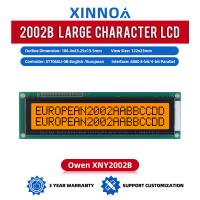 China European 2002B ST7066U LCD Display Module 186.4x43.25mm Dual Row Character Screen for sale