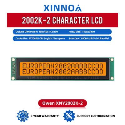 China European 2002K-2 Character LCD Module 2002 180x40mm 3.3V 5V ST7066U COB for sale