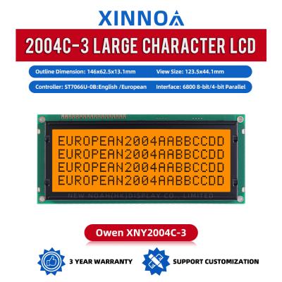 China European 2004C-3 20x4 Character LCD Module 146x62.5mm COB ST7066U Customizable for sale