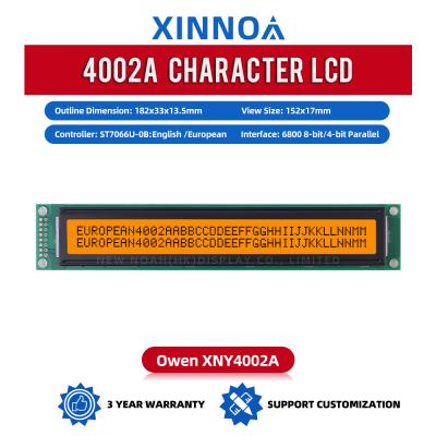 China European 4002A COB Monochrome LCD Screen 182x33x13.5mm Customizable Display Module for sale