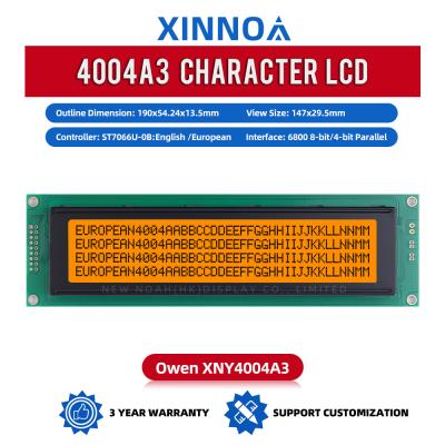 China European Gray Film 4004A3 Character Module LED Backlight 4004 Character LCD Module for sale