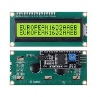 China European 1602A IIC Adapter Board 80x36mm Monochrome LCD Display 16x02 for sale