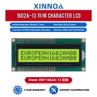China European 1602A-13 16x02 Character LCD Module Monochrome COB Display 80x36mm for sale