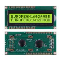 China European 1602A-13 16x02 Character LCD Module Monochrome COB Display 80x36mm for sale