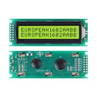 China European 1602H 16x02 Character Dot Matrix LCD Module COB ST7066U 85x30x11.3mm for sale