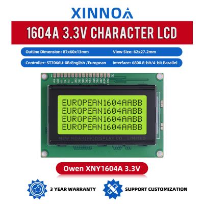 China European 1604A 3.3V 16x04 Character LCD Module Display ST7066U 87x60mm for sale