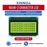 China European 1604B-2 16x04 Character LCD Module COB Yellow Green Display 72x48x9.9mm for sale