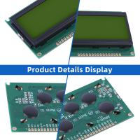 China European 1604B-2 16x04 Character LCD Module COB Yellow Green Display 72x48x9.9mm for sale