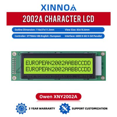 China European 2002A ST7066U COB LCD Display Module 116x37mm Dual Row 20x02 Character Screen for sale