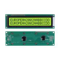 China European 2002B COB Character LCD Display Module 186.4x43.25mm ST7066U Controller for sale
