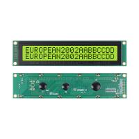 China European Yellow Green Film 2002K-2 Character LCD Module 180x40mm 3.3V/5V ST7066U for sale