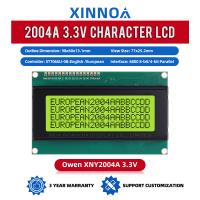 China European 2004A 3.3V LCD Display Module 20x4 Characters ST7066U Controller COB 98x60mm for sale