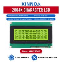 China European 2004K 20x4 COB LCD Module 98x60x13.4mm Yellow Green Display for sale