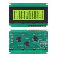China European 2004K 20x4 COB LCD Module 98x60x13.4mm Yellow Green Display for sale