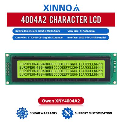 China European 4004A2 40x4 COB LCD Display Module 190x54mm Parallel Port LED Backlight for sale