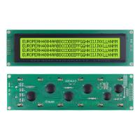 China European Yellow Green Film 4004A3 Character LCD Module Interface Module LED Backlight for sale