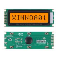 China Gray Film 0801A Character LCD Screen 8x1 COB Module 85x29x12mm ST7066U for sale