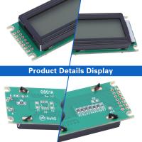 China Gray Film 0801A Character LCD Screen 8x1 COB Module 85x29x12mm ST7066U for sale