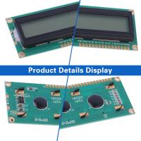 China Gray Film 1602A 3.3V LCD Display Screen Controller ST7066U Support Scheme Development for sale